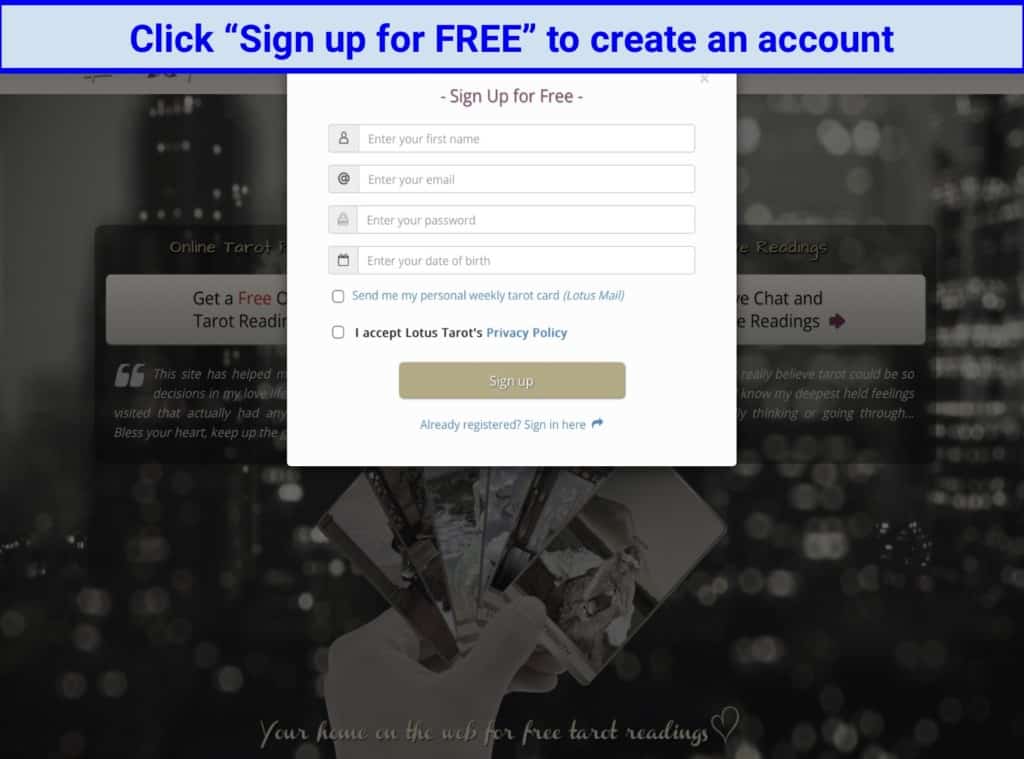 Lotus Tarot Review (2025) Good Site for Psychic Readings?